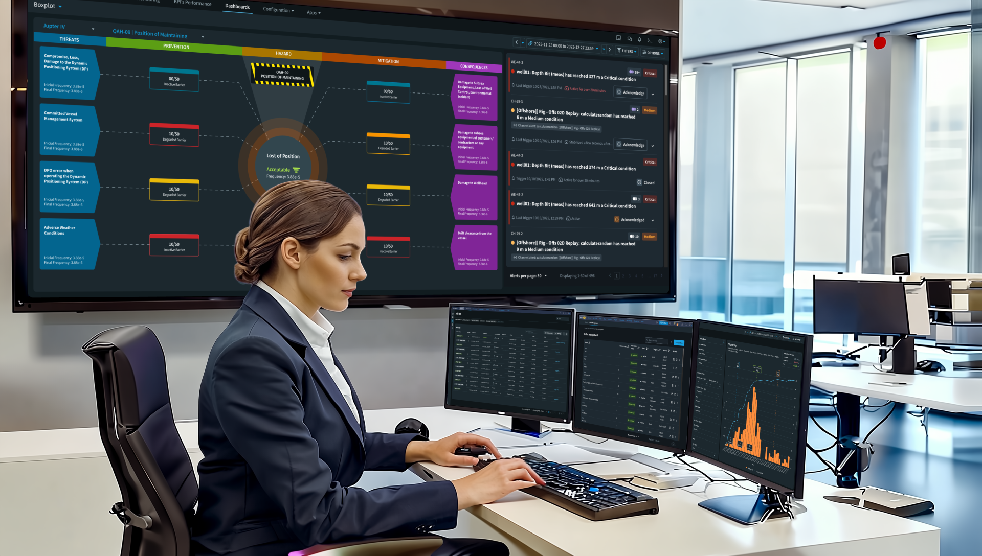 Real-time risk management and safety monitoring